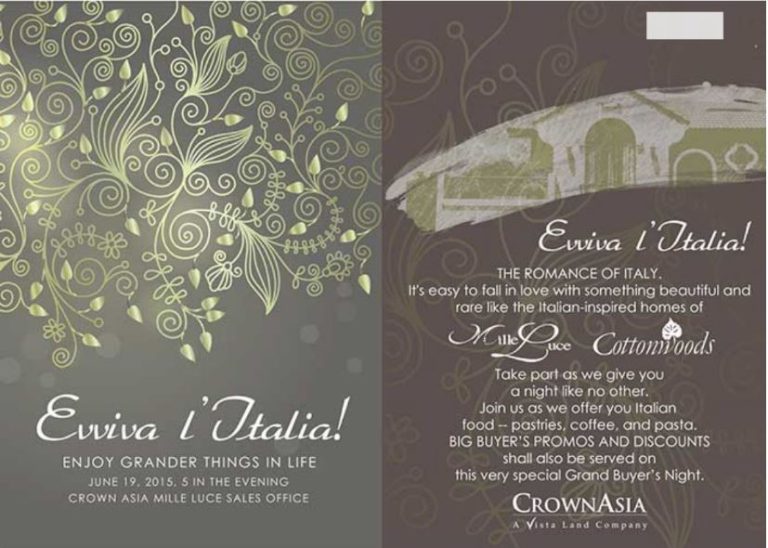 Grand Buyer’s Night at Mille Luce & Cottonwoods | Crown Asia