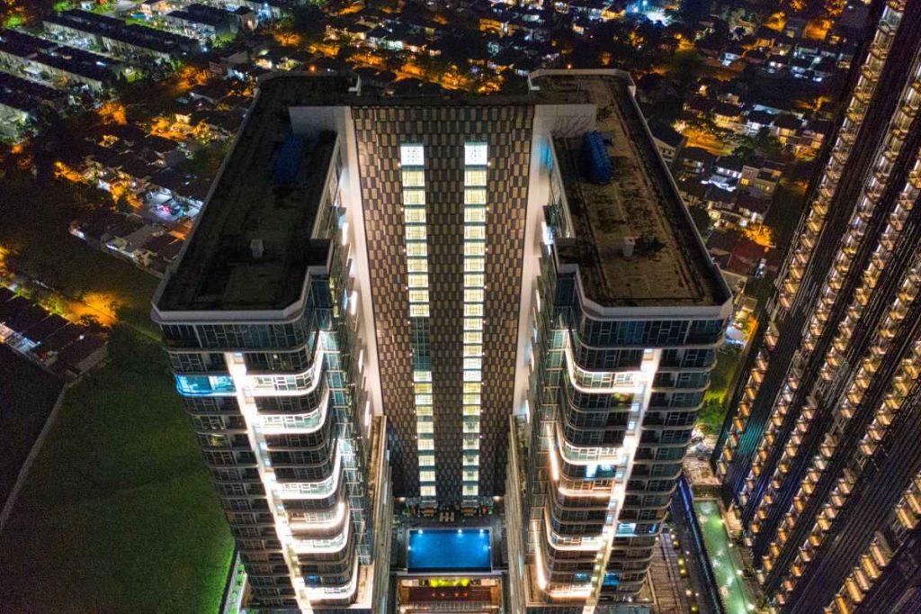 The Living in Different Levels of a Condo | Crown Asia