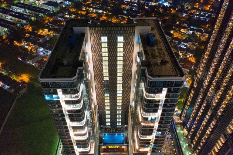 The Living in Different Levels of a Condo | Crown Asia